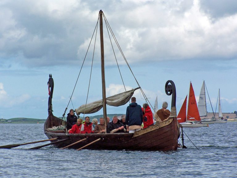 Three Viking boats attend Magnus Barelegs Festival Saturday 25 August ...